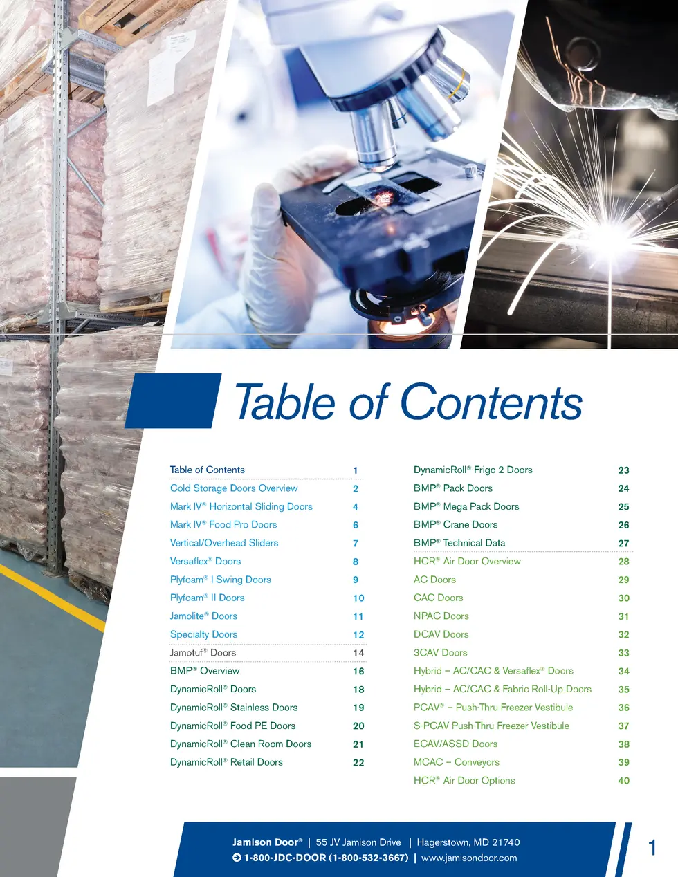 Jamison full product catalog